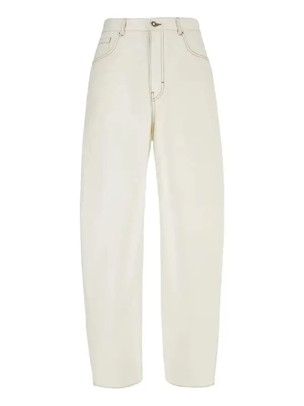 Givenchy Contrast-stitch Jeans - 100|white